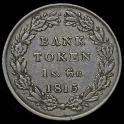 1815 George III Silver Eighteenpence Bank Token