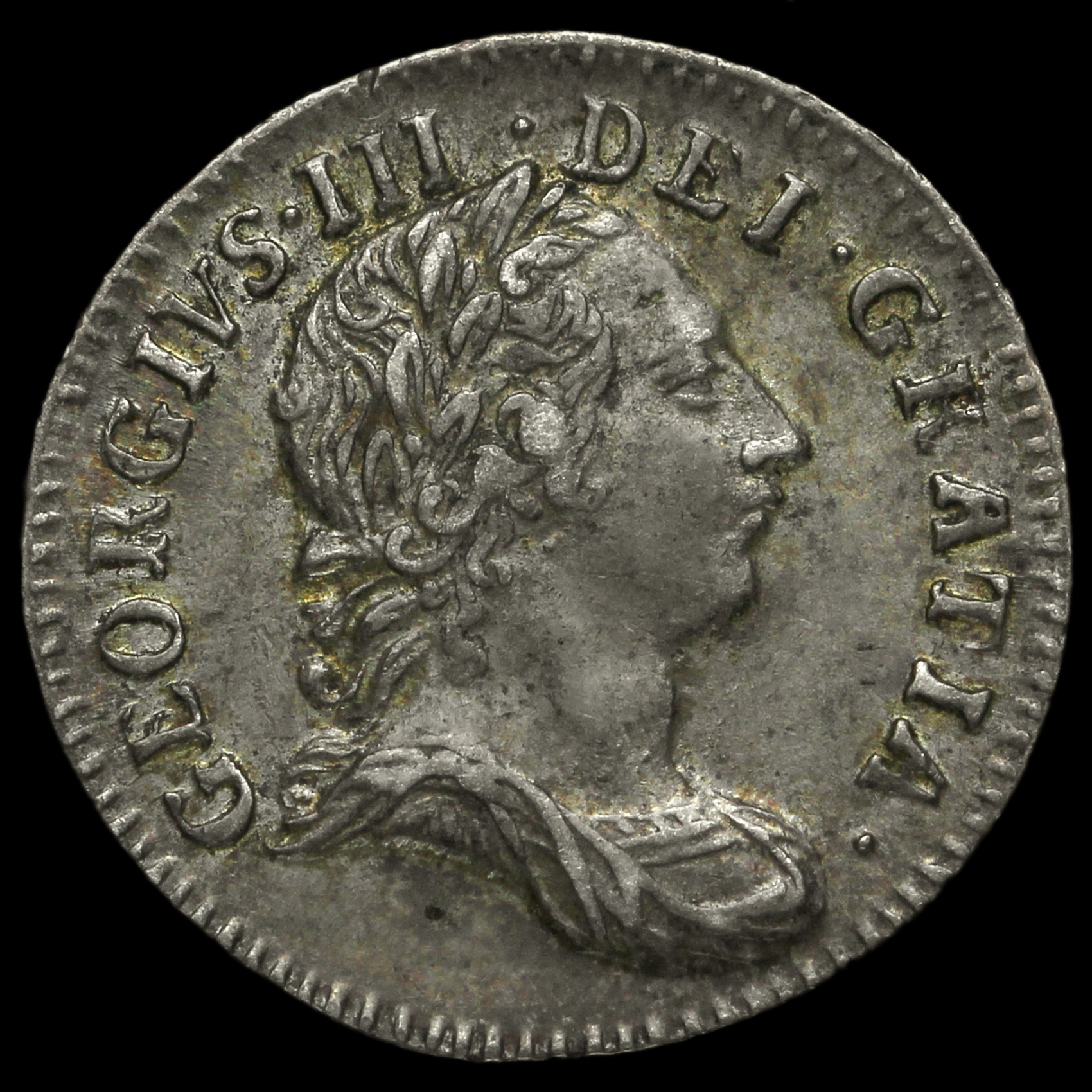 1762 George III Early Milled Silver Threepence