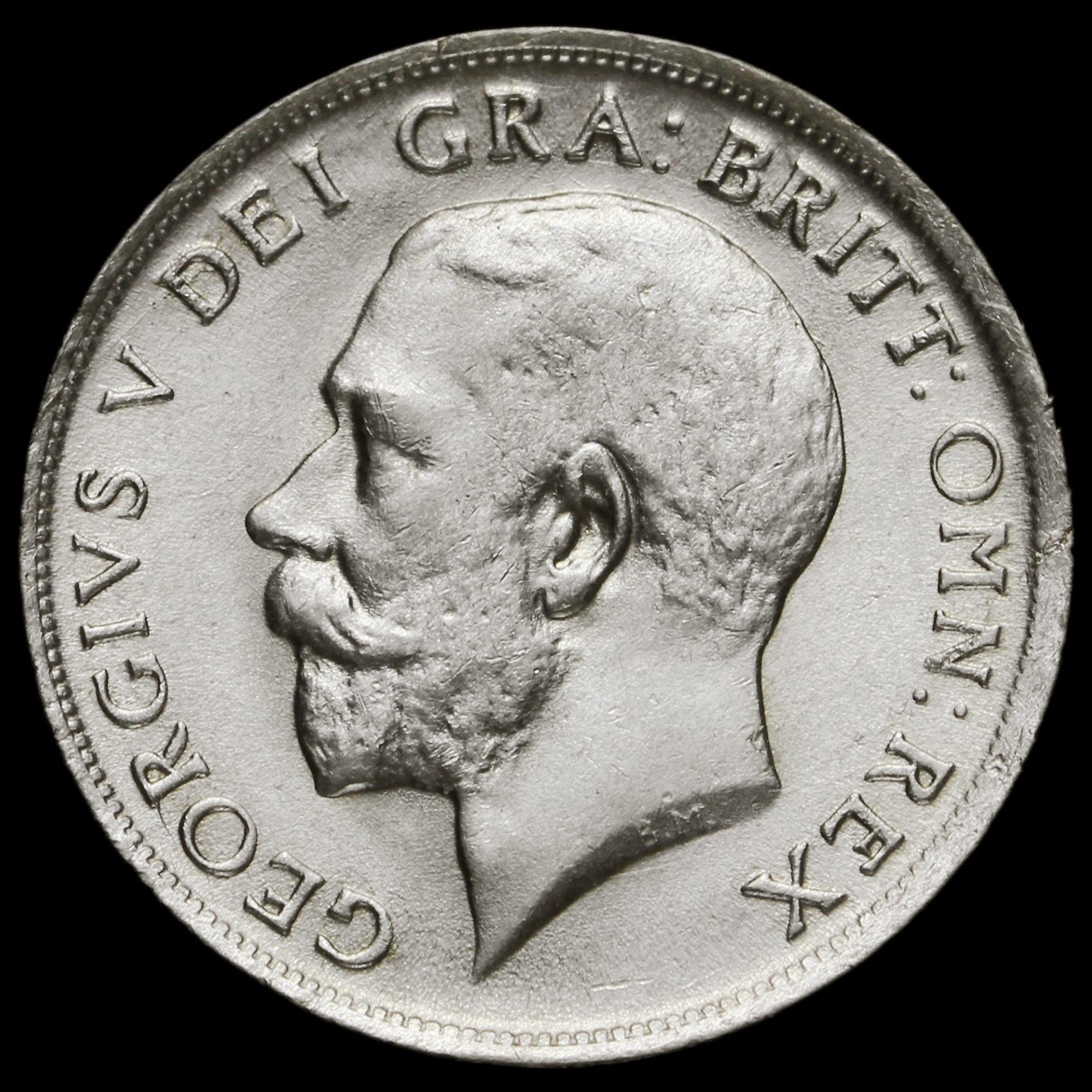 1920 George V Silver Shilling, A/EF