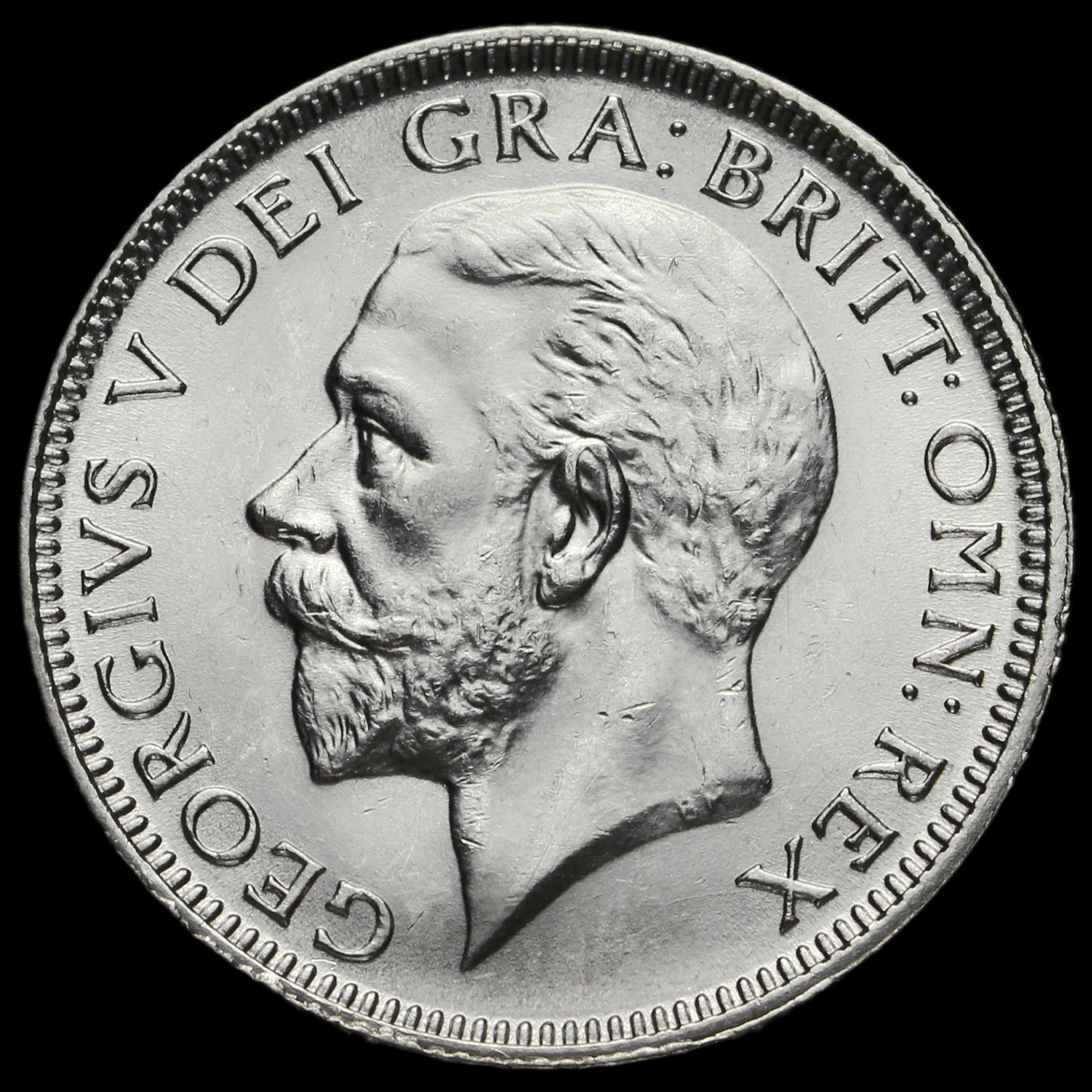 1928 George V Silver Shilling, A/BU