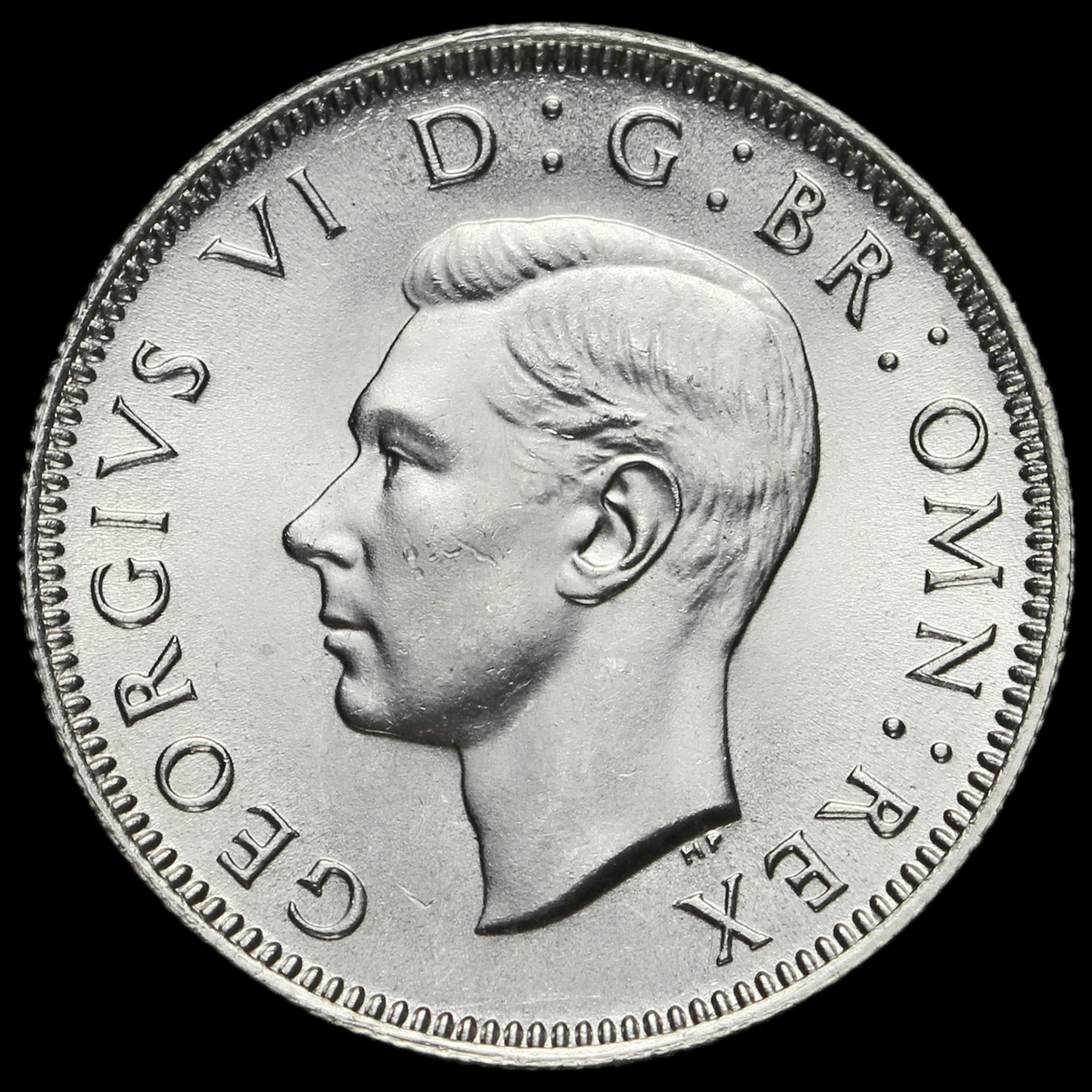 1945 George VI Silver Scottish Shilling, BU