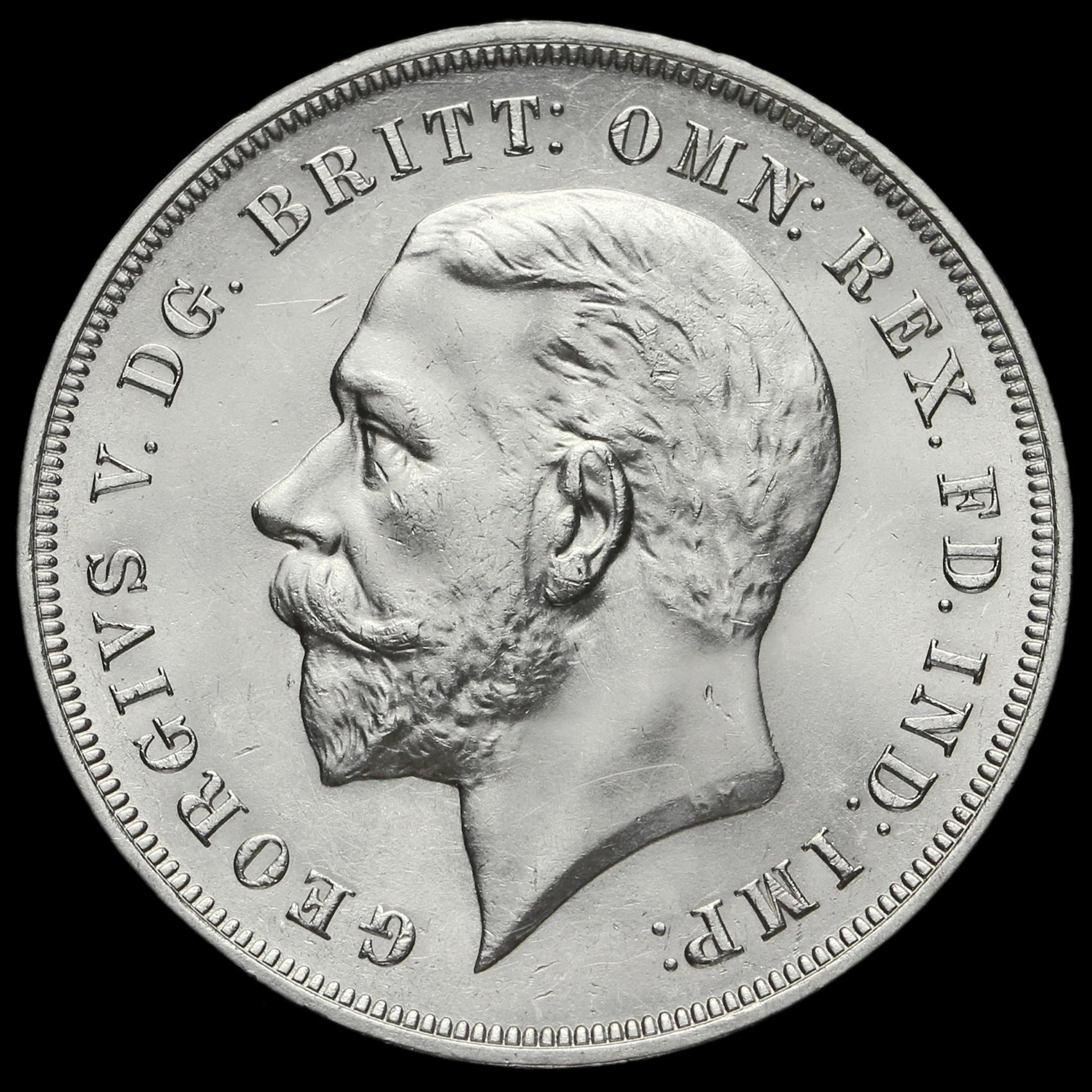 1935 King George V Rocking Horse Silver Jubilee Crown, A/UNC