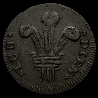 1815 George III Silver Eighteenpence Bank Token, EF