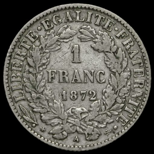 France 1872 Silver 1 Franc