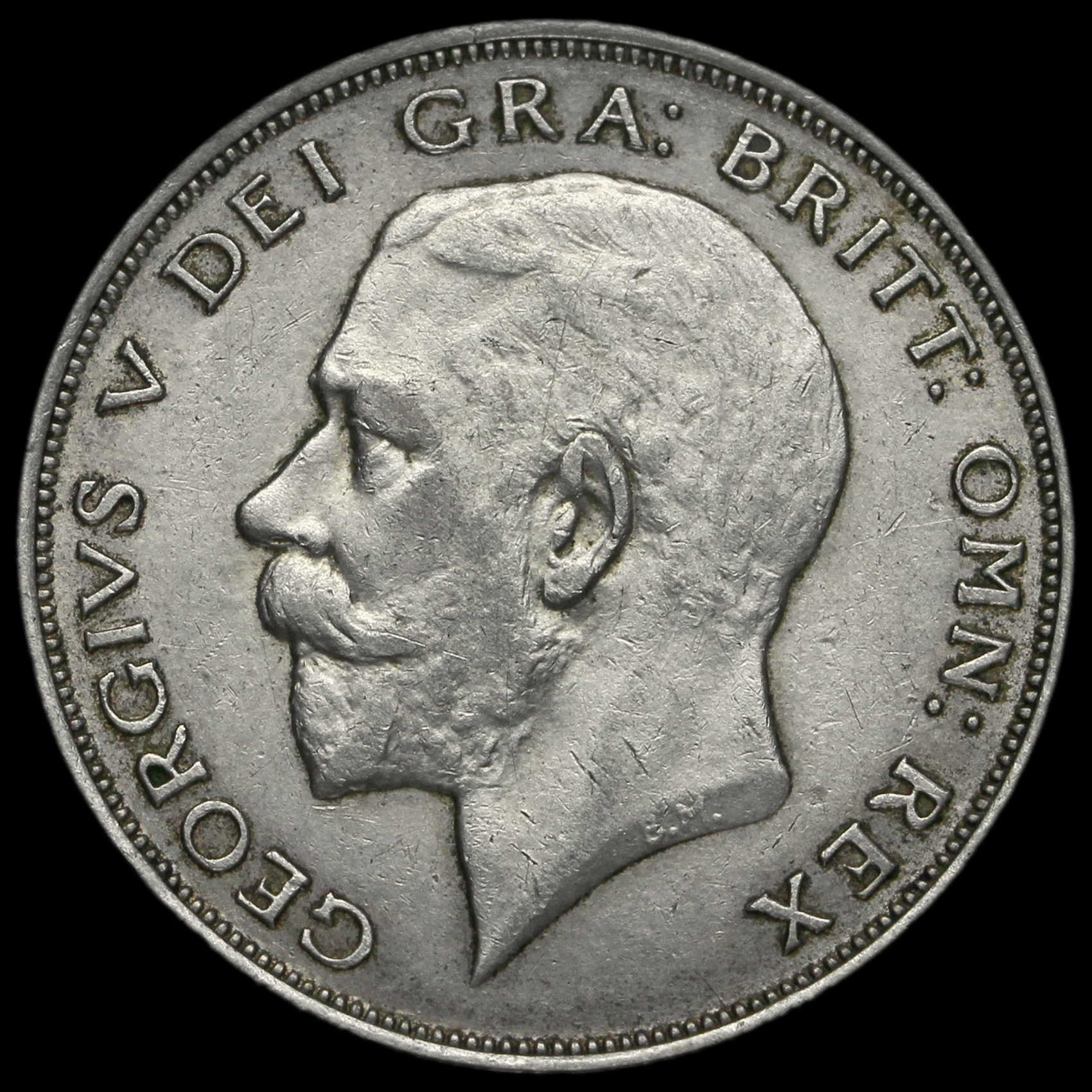 1922 George V Silver Half Crown Scarce GVF 1922 George V Silver Half Crown Scarce GVF