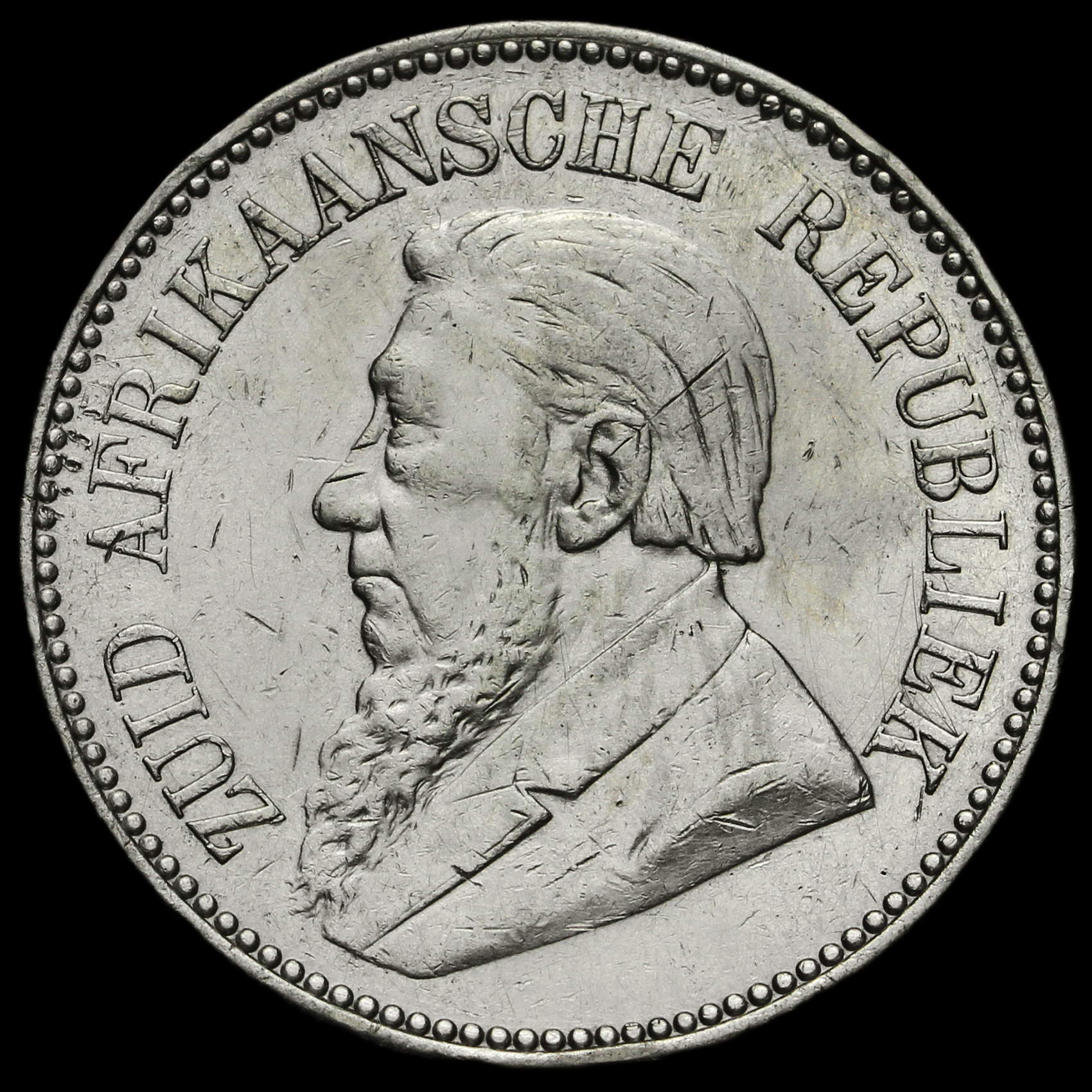 South Africa 1897 Silver 2 1/2 Shillings