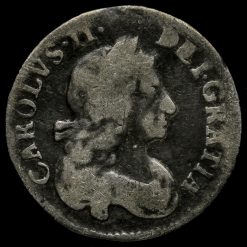 1681 Charles II Early Milled Silver Maundy Threepence