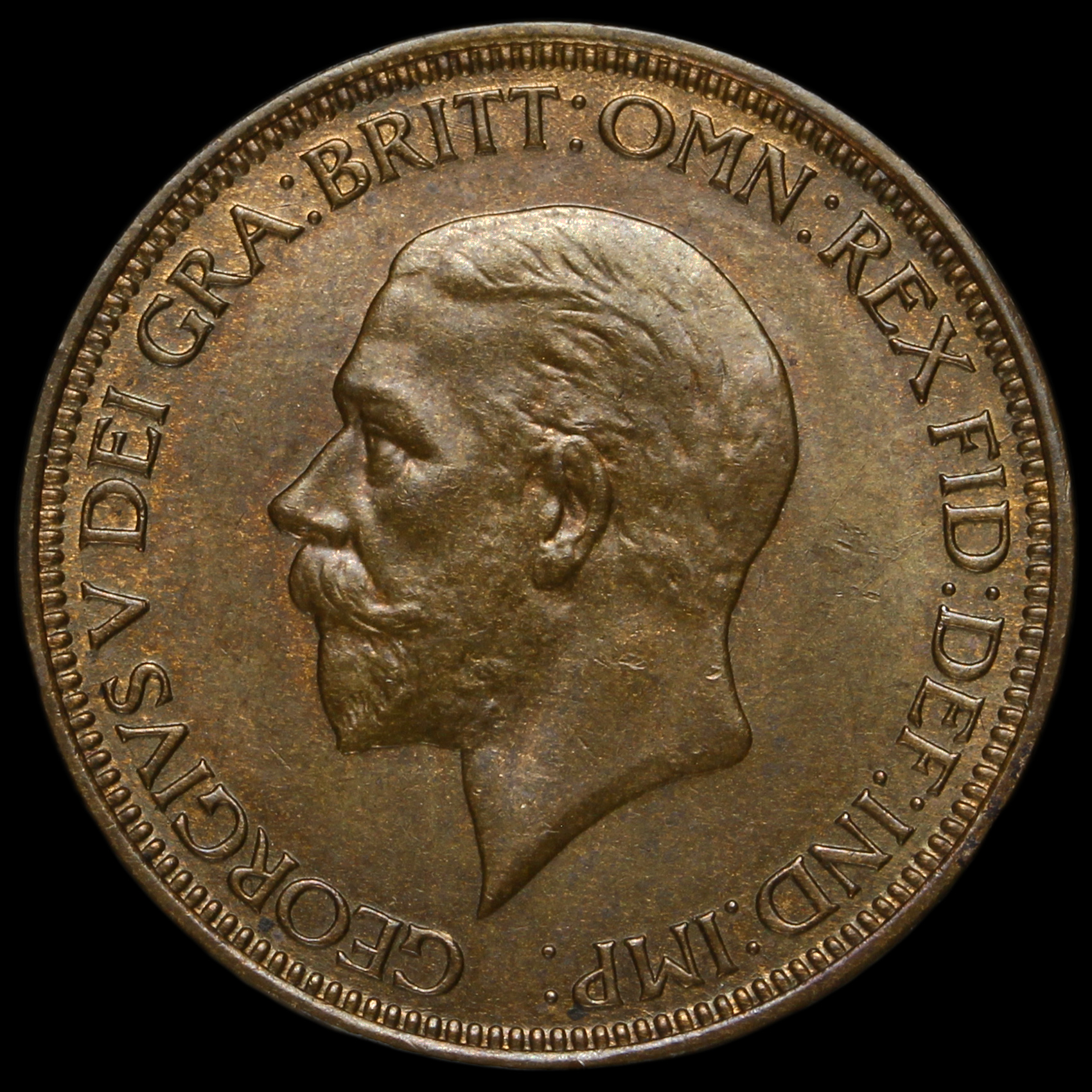 1933 George V Halfpenny UNC 1933-george-v-halfpenny-unc