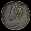 1750 George II Early Milled Silver Shilling, 50 over 46, Scarce, EF