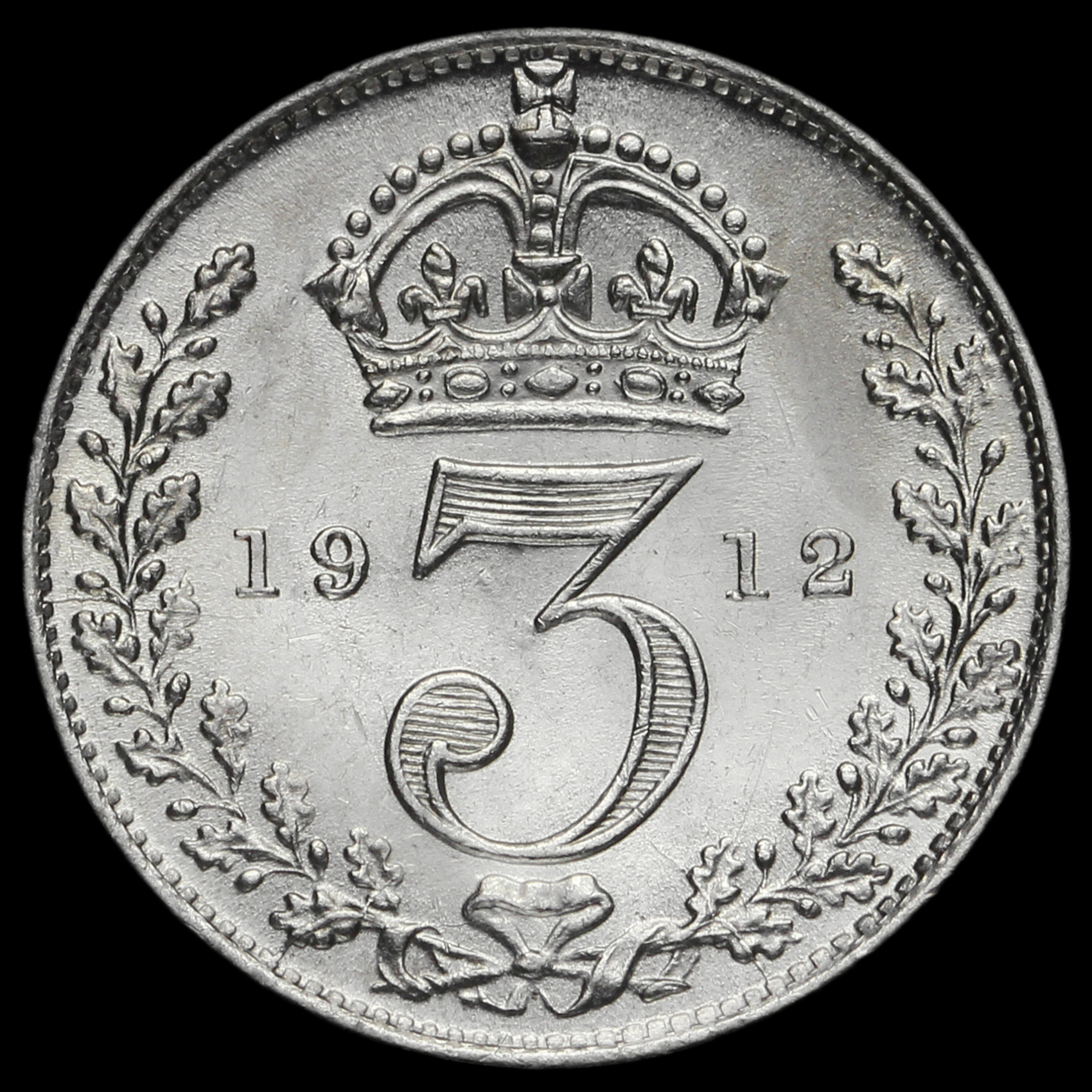 1912 George V Silver Threepence A UNC 1912 George V Silver Threepence A UNC
