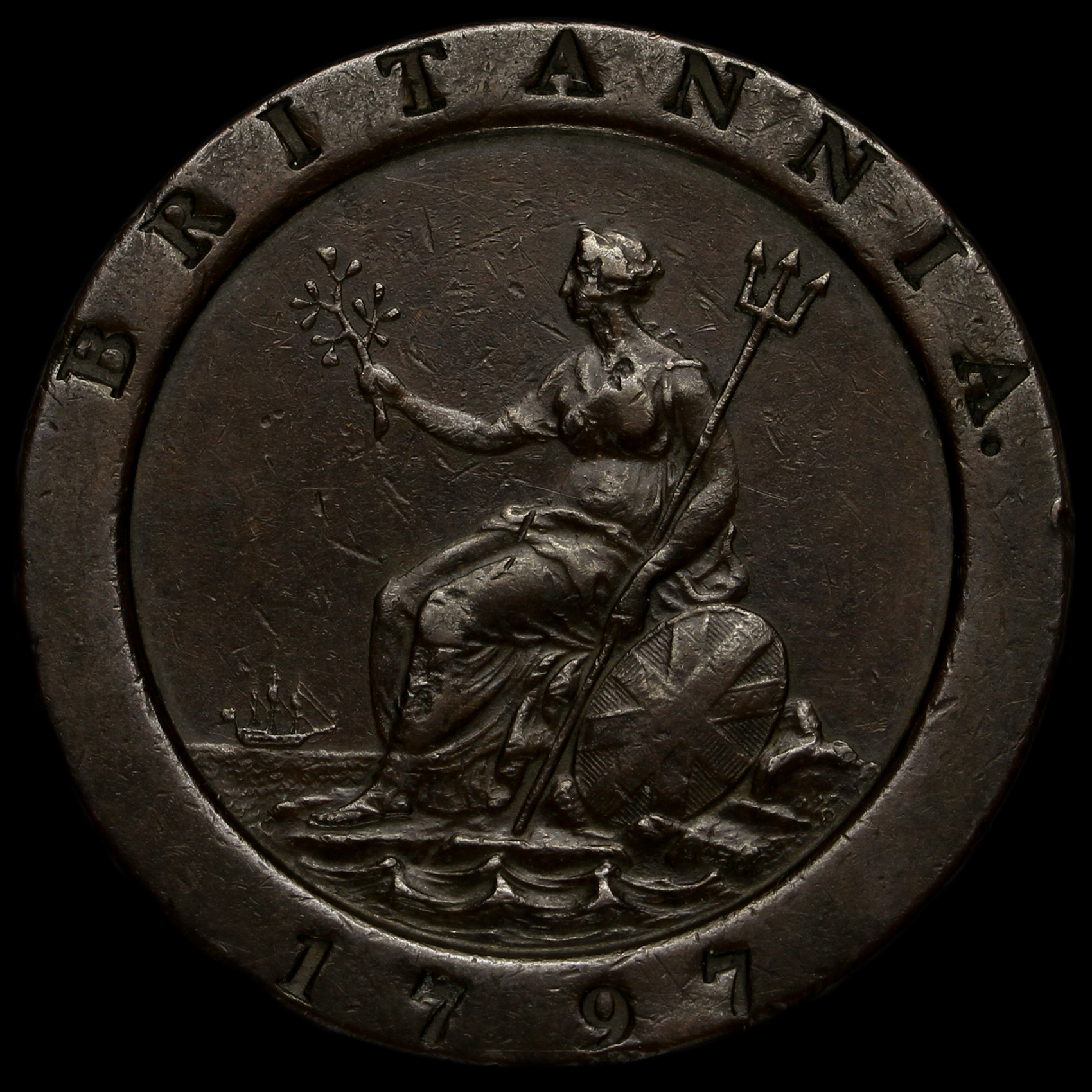 1797 George III Cartwheel Twopence