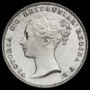 1861 Queen Victoria Bun Head Penny