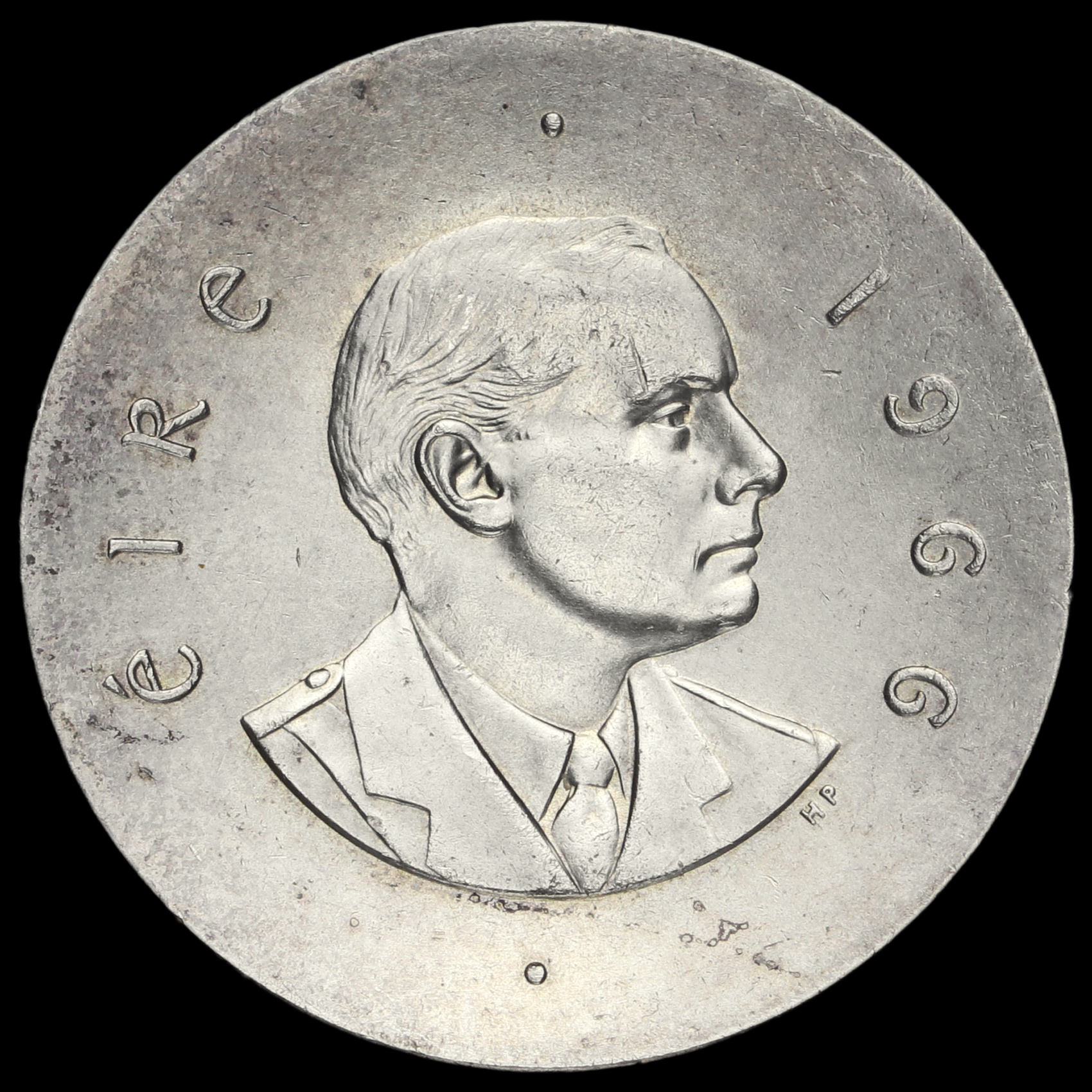 Ireland Éire 1966 Silver 10 Shilling Easter Rising Anniversary Coin