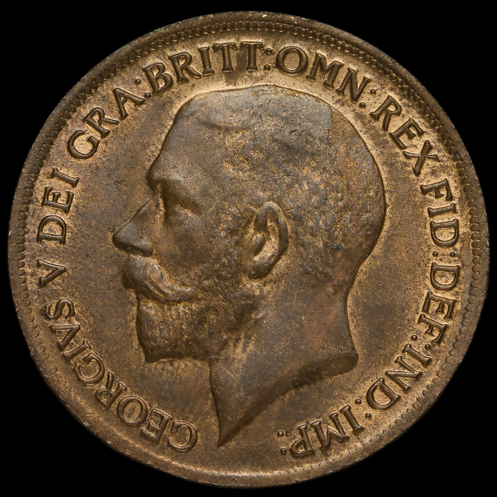 1919 George V Penny A UNC 1919 George V Penny A UNC