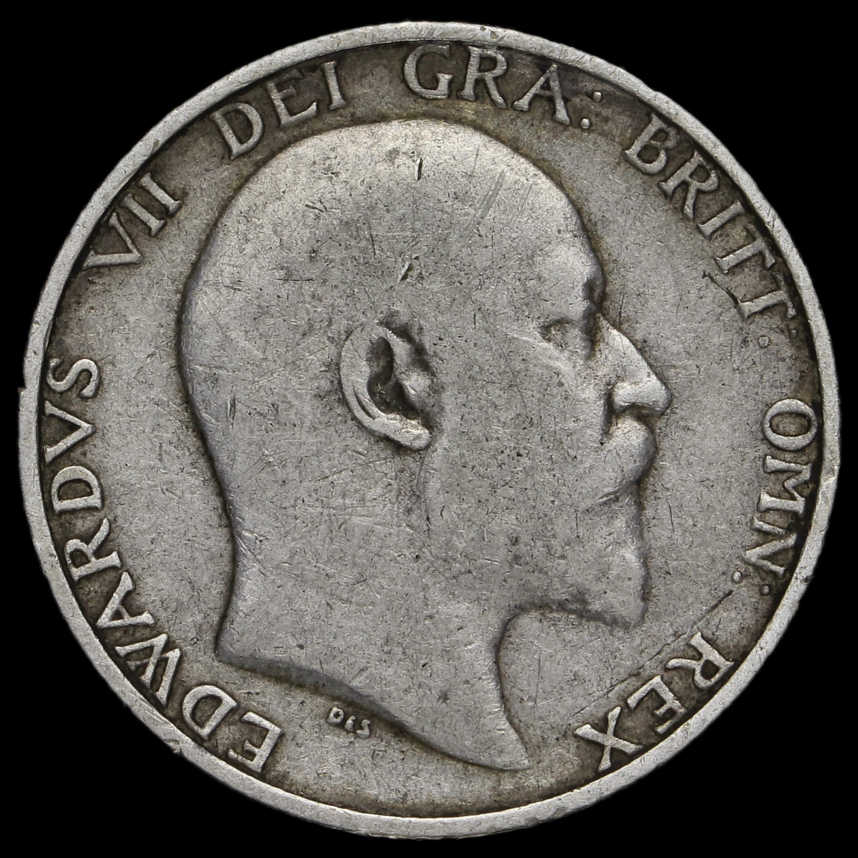 1905 Edward VII Silver Shilling, Very Rare (R2), Fine