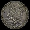 1757 George II Early Milled Silver Sixpence, VF