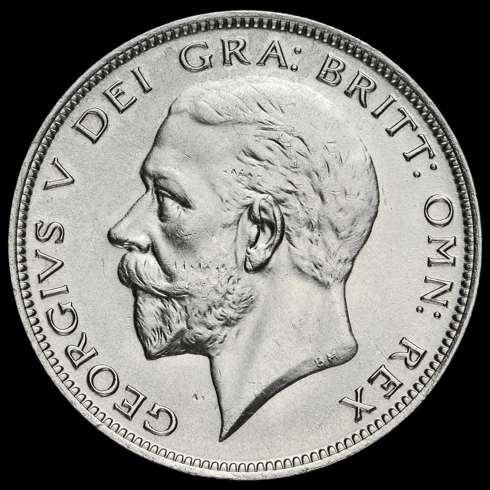 1931 George V Silver Half Crown, Scarce, A/UNC #2