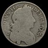 1750 George II Early Milled Silver Shilling, EF