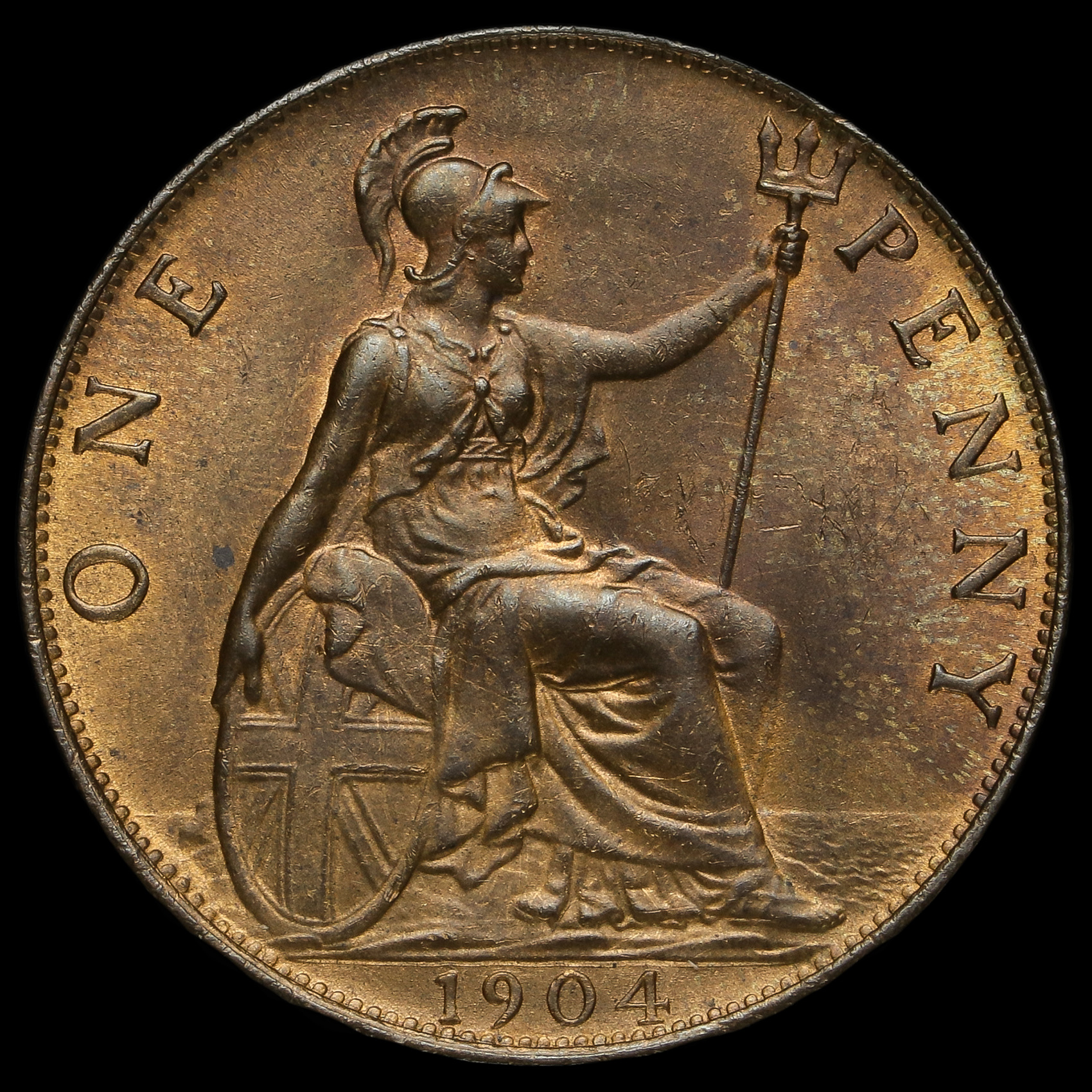 1904 Edward VII Penny 1904 Edward VII Penny
