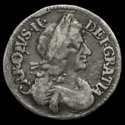 1679 Charles II Early Milled Silver Maundy Threepence