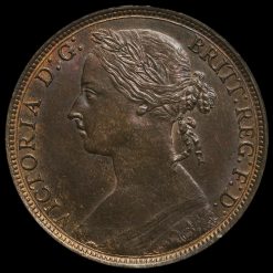 1894 Queen Victoria Bun Head Penny
