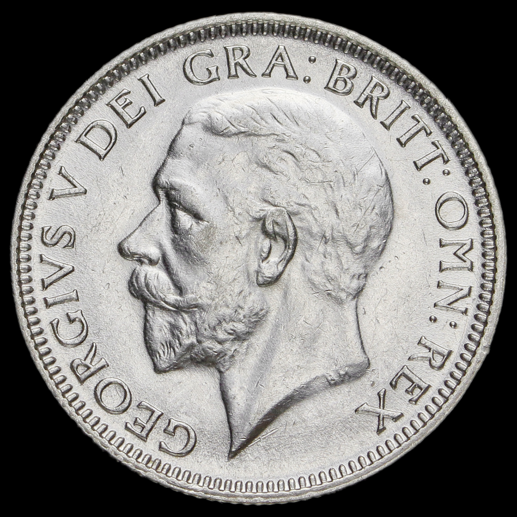 1928 George V Silver Shilling, A/EF
