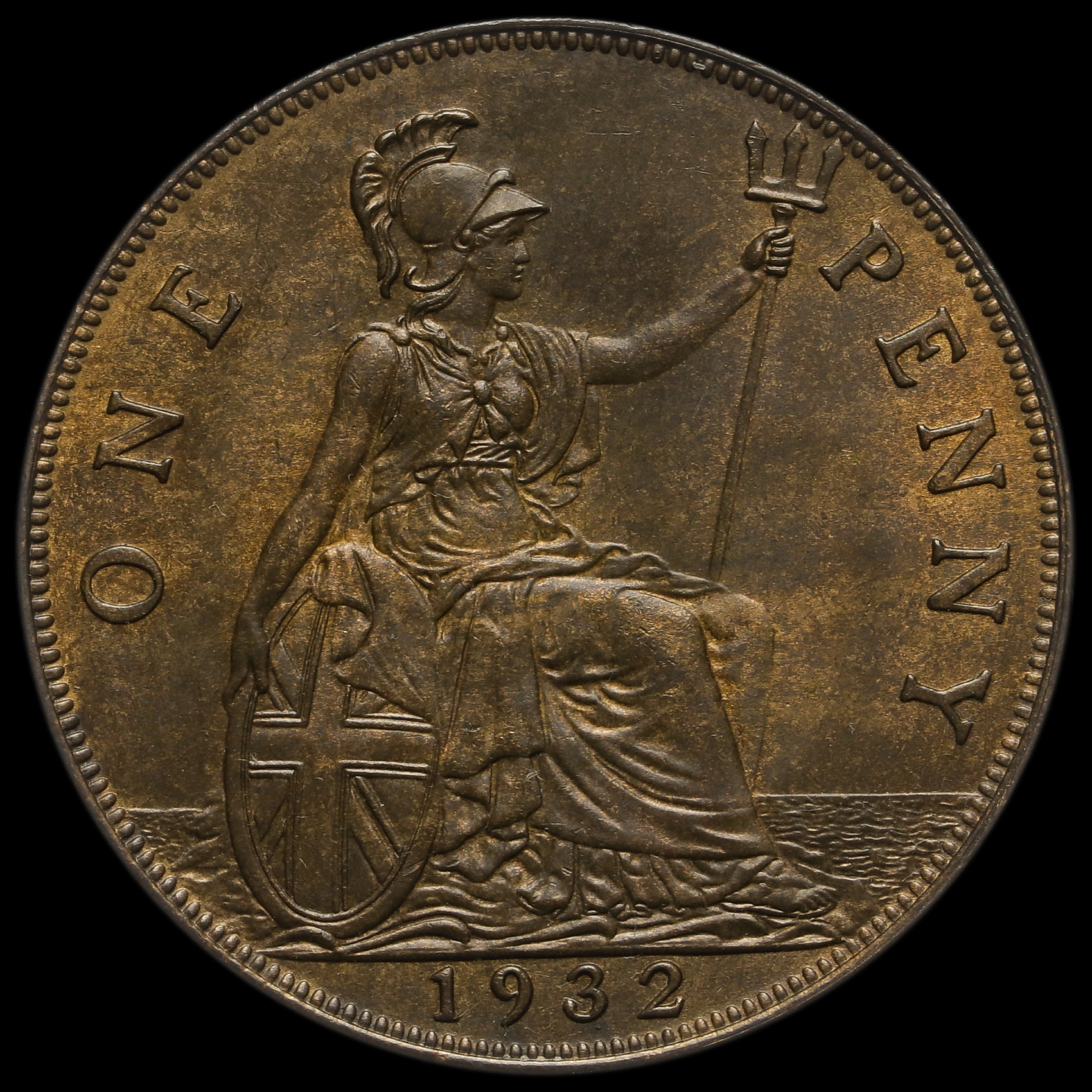 1932 George V Penny Uncirculated