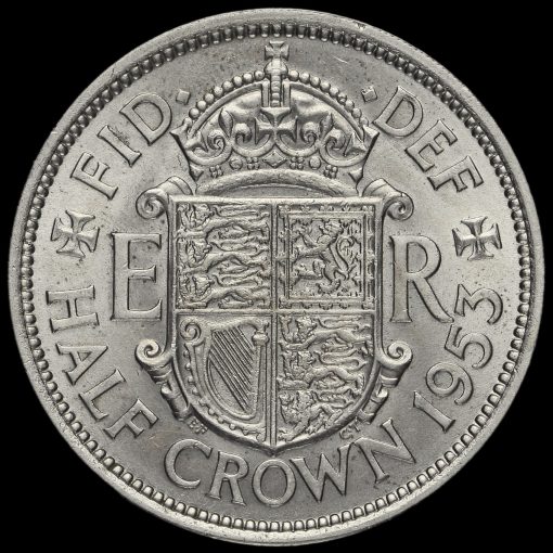 1953 Queen Elizabeth II Half Crown
