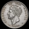 1745/3 George II Early Milled Silver Shilling, Roses, Rare