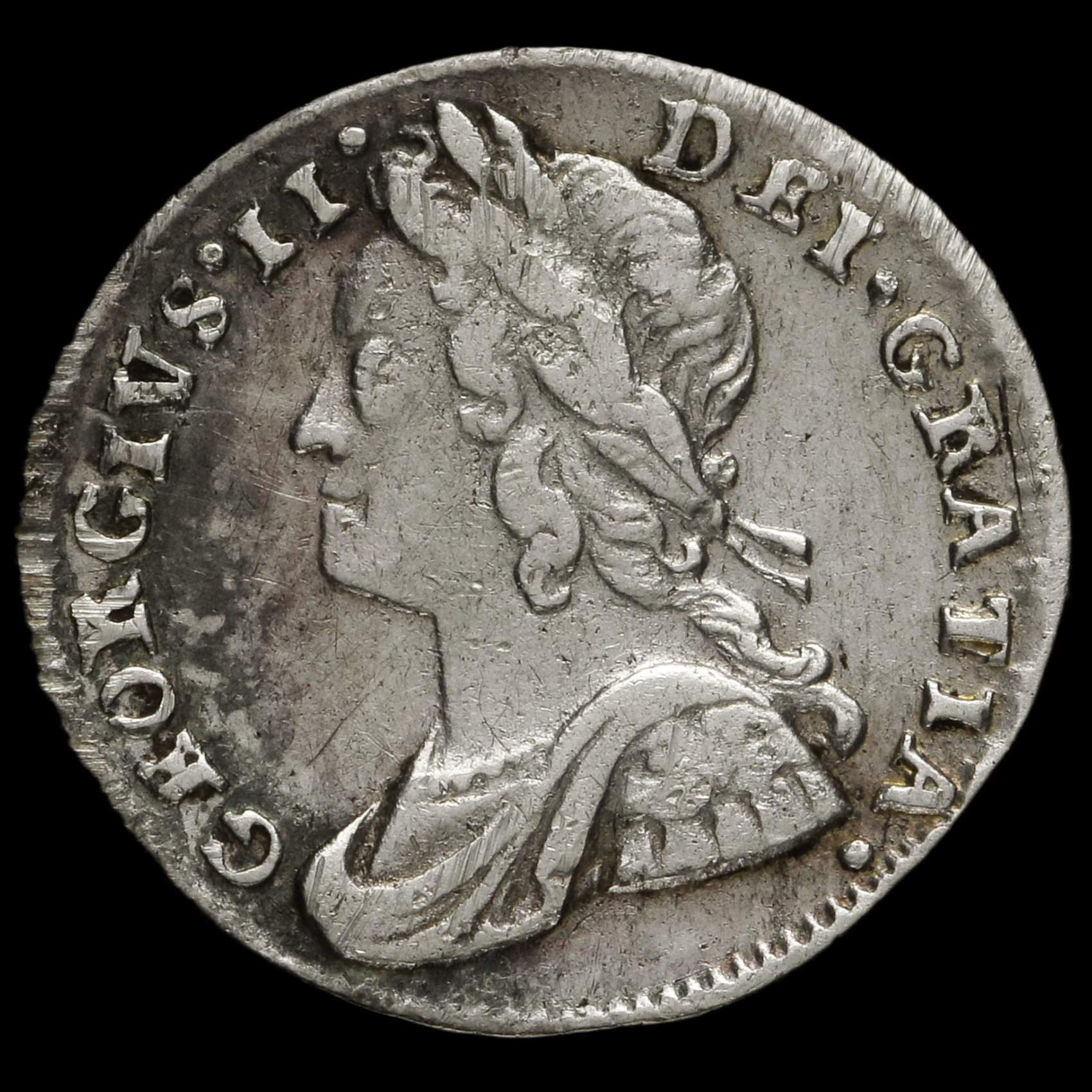1740 George II Early Milled Silver Maundy Penny