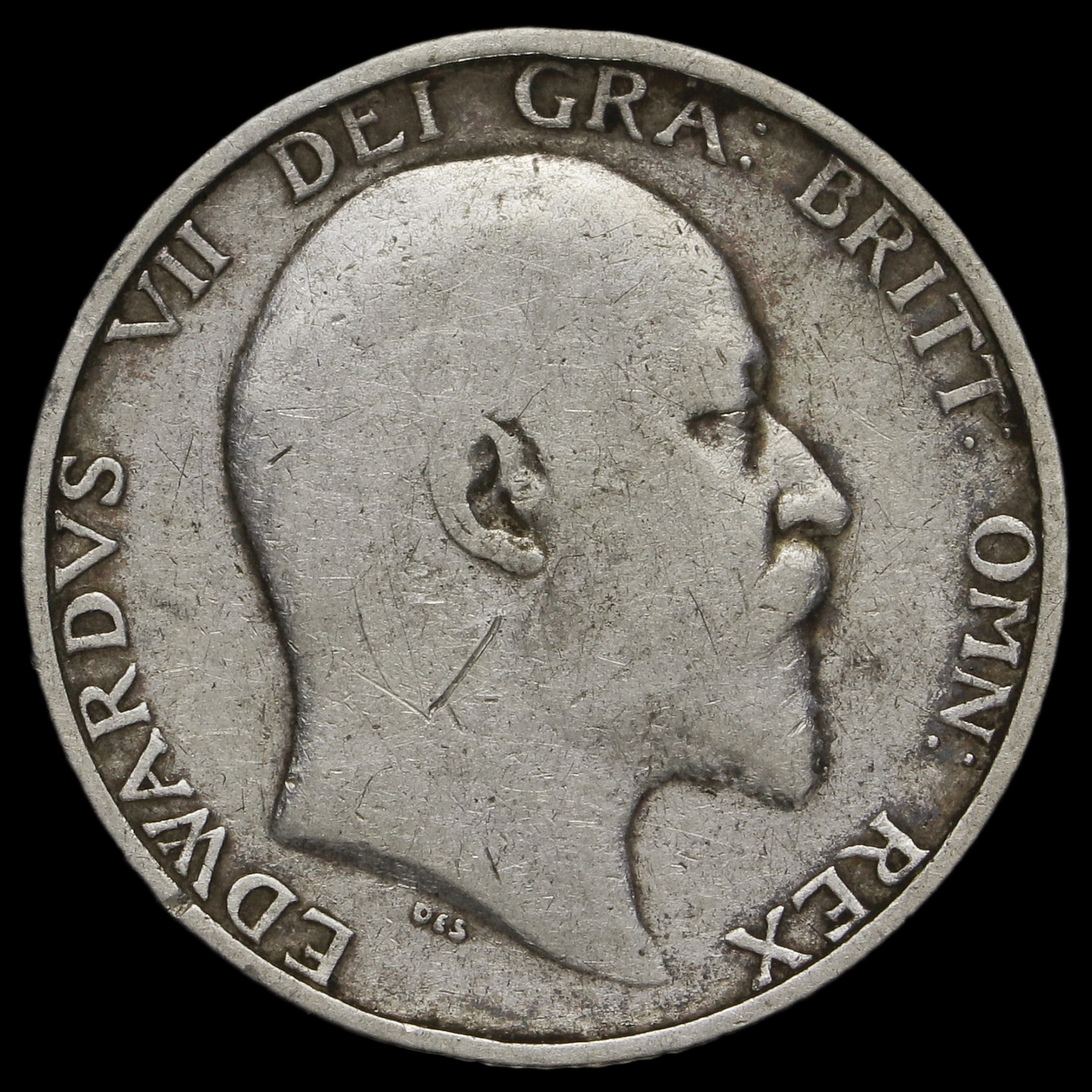 1905 Edward VII Silver Shilling, Very Rare (R2)