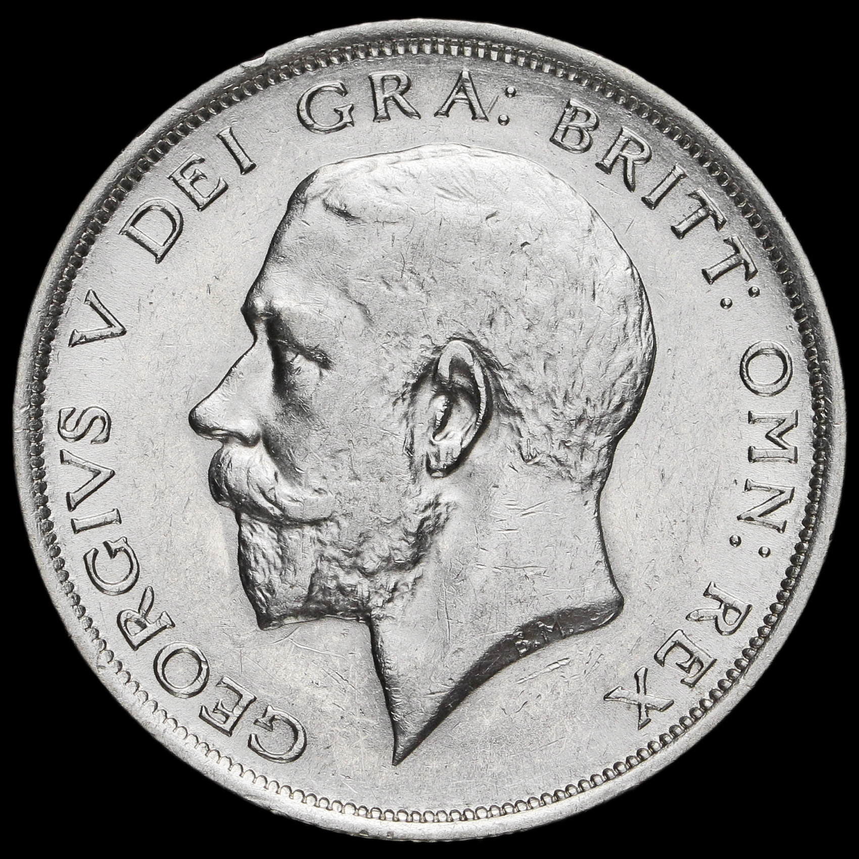 1919 George V Silver Half Crown, Scarce #2