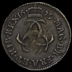 1679 Charles II Early Milled Silver Maundy Threepence