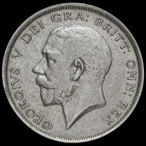 1920 George V Silver Half Crown, Scarce