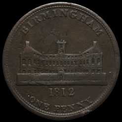 1812 Birmingham Workhouse One Penny Token