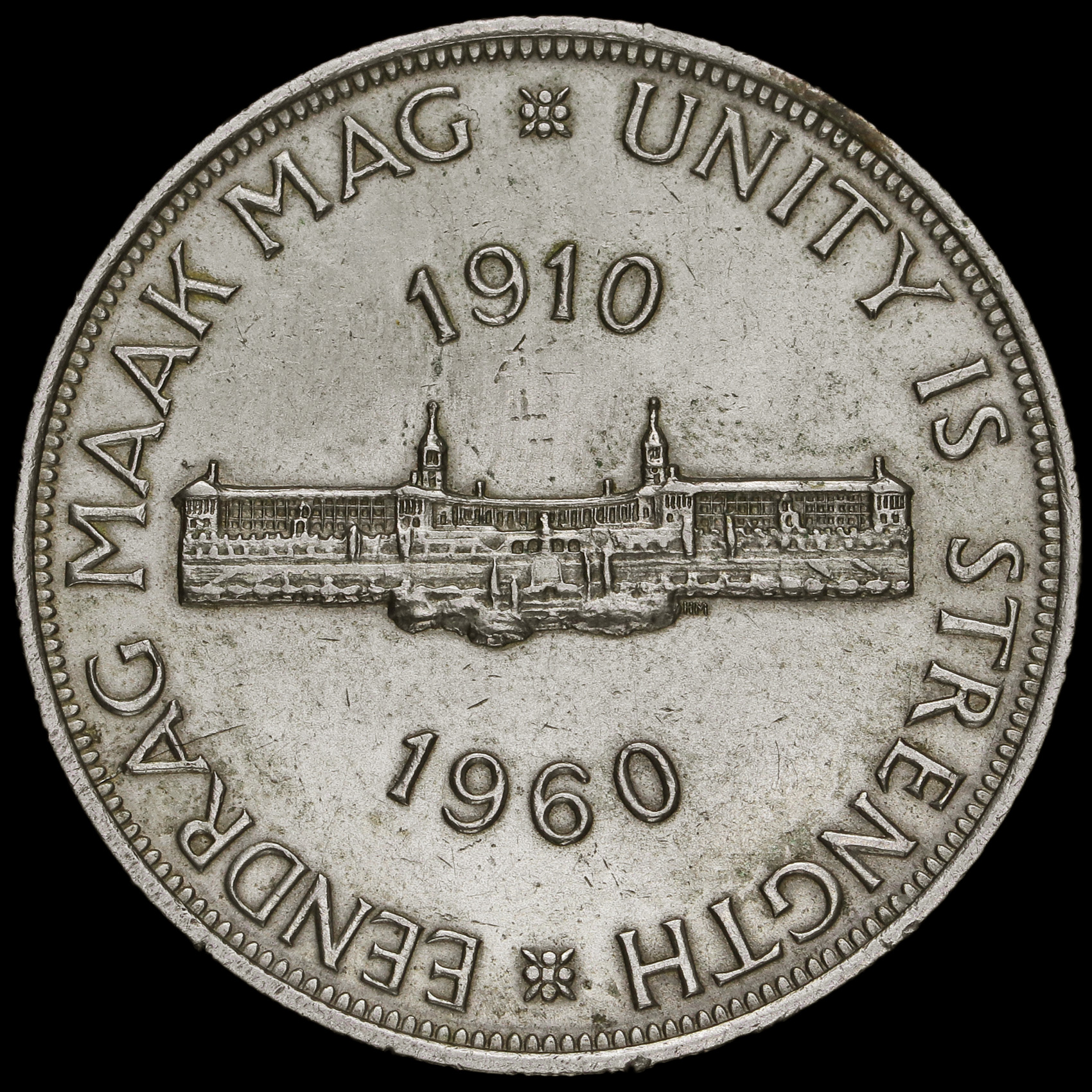 South Africa 1960 Silver 5 Shillings Coin