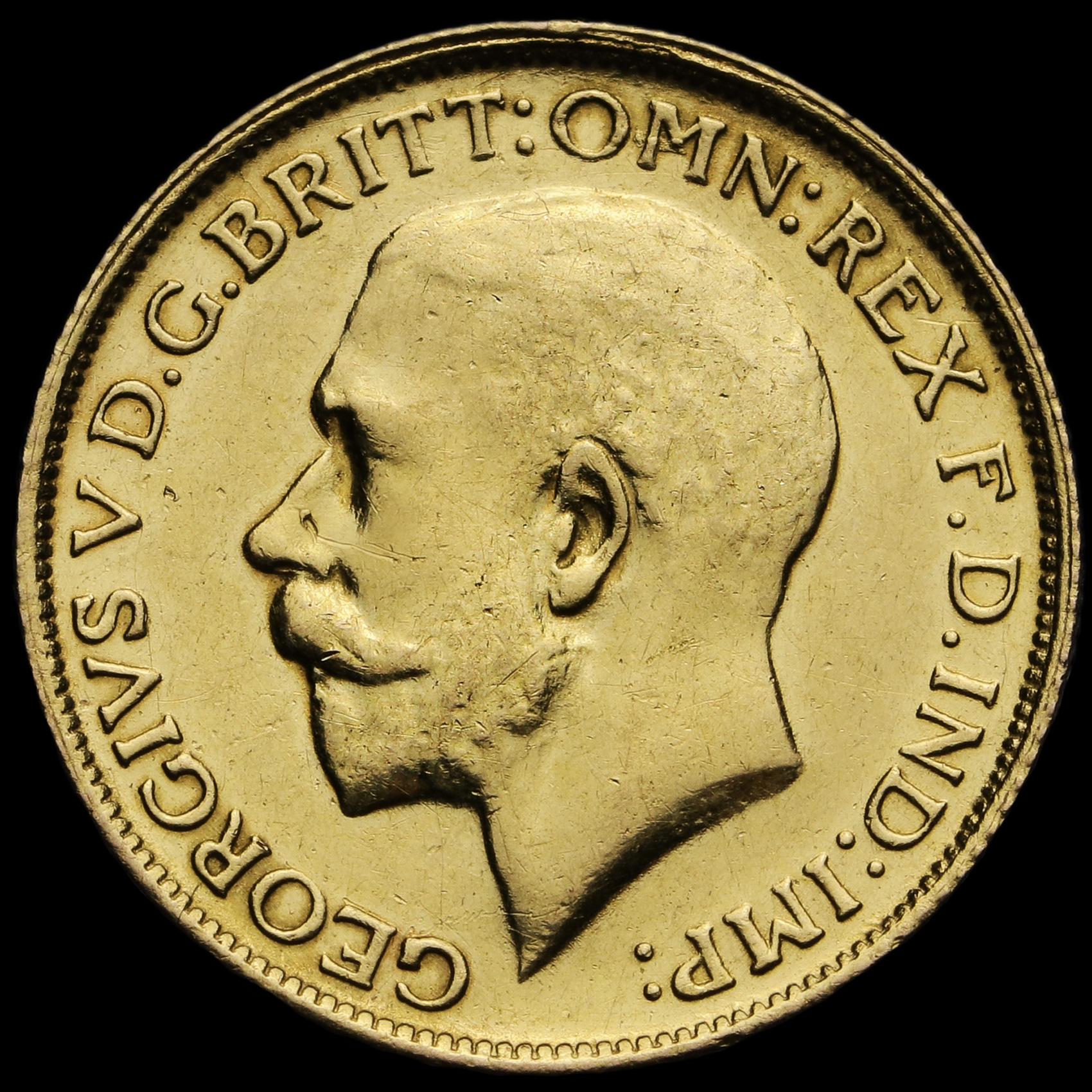 1918 George V Gold Full Sovereign, Melbourne Mint