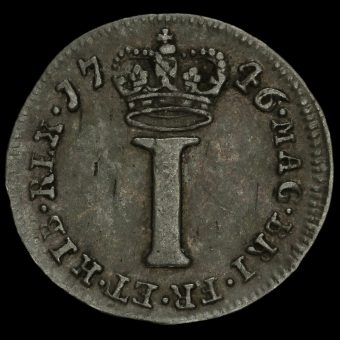 1763 George III Early Milled Silver Maundy Threepence