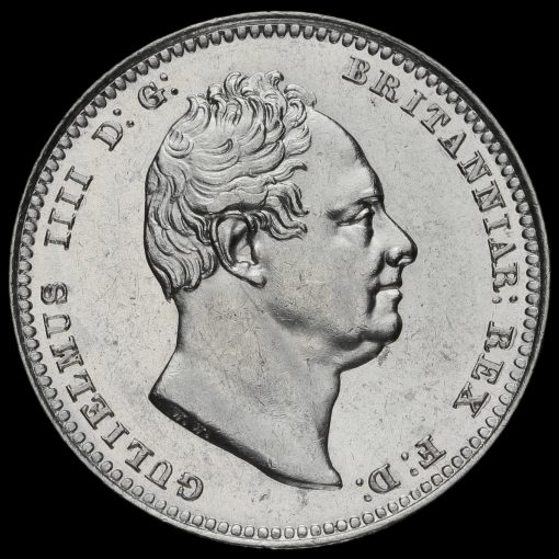 1834 William IV Milled Silver Shilling