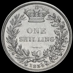 1834 William IV Milled Silver Shilling