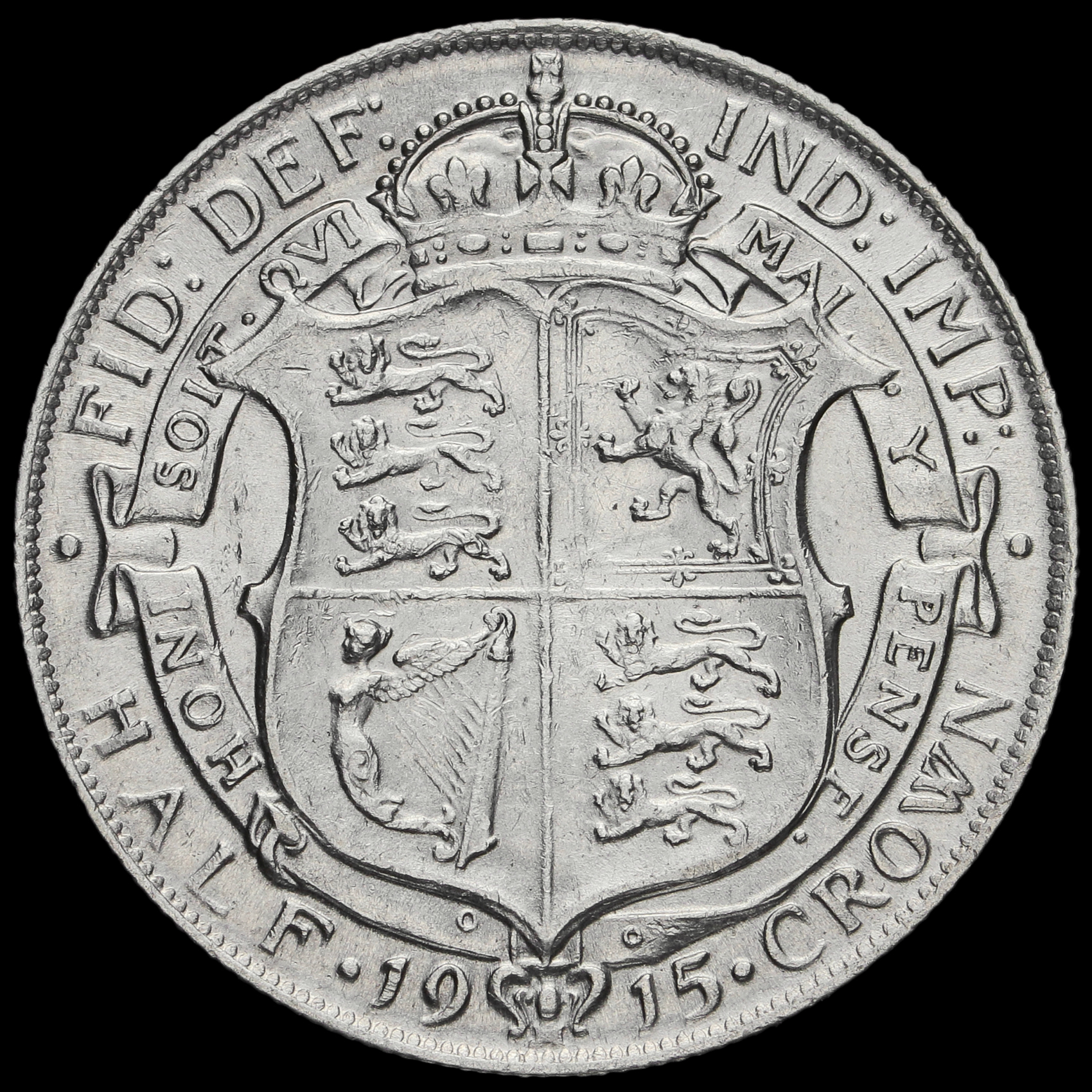 1915 George V Silver Half Crown