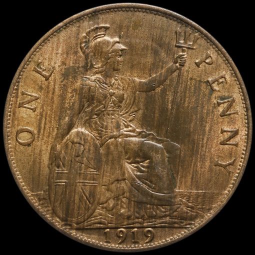 1919 George V Penny, A/UNC #2