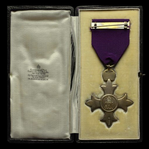 1917 Order of the British Empire (OBE) Medal & Presentation Case ...