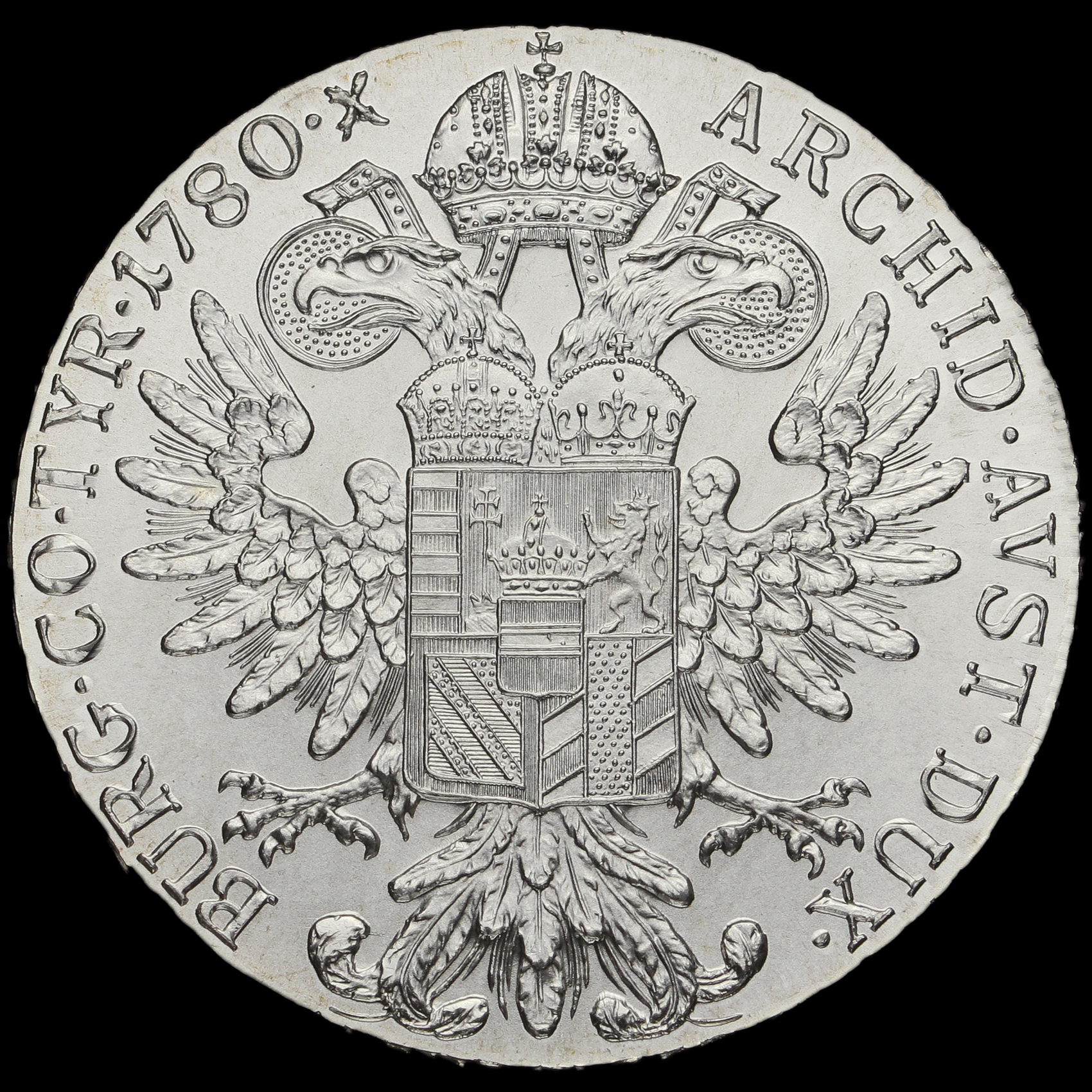 1780 Austria Maria Theresa Silver Thaler Restrike, UNC