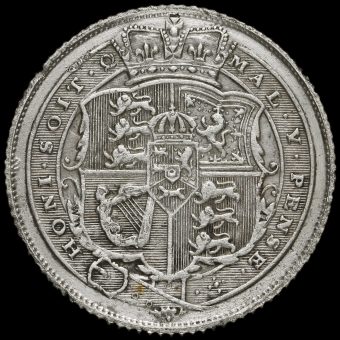 1818 George III Milled Silver Maundy Penny, A/UNC