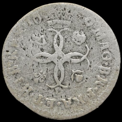 1679 Charles II Early Milled Silver Maundy Fourpence, Fair
