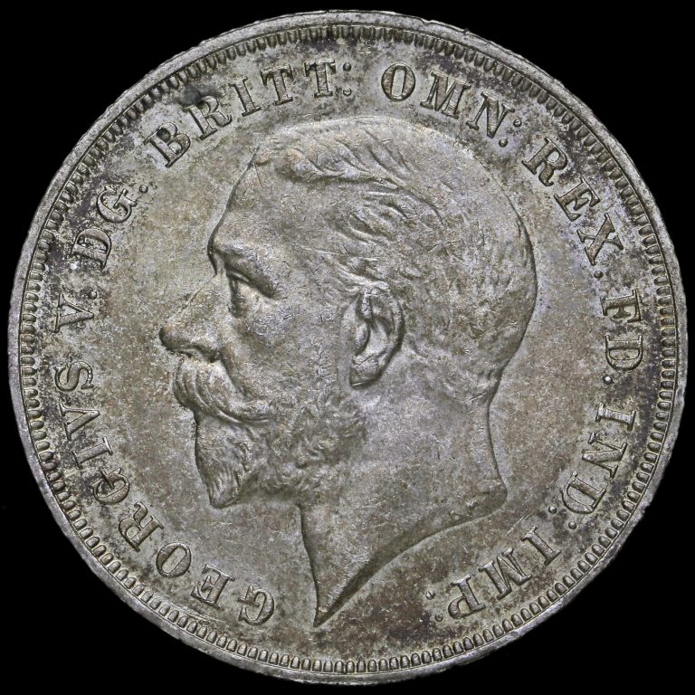 1935 King George V Rocking Horse Silver Jubilee Crown, A/UNC