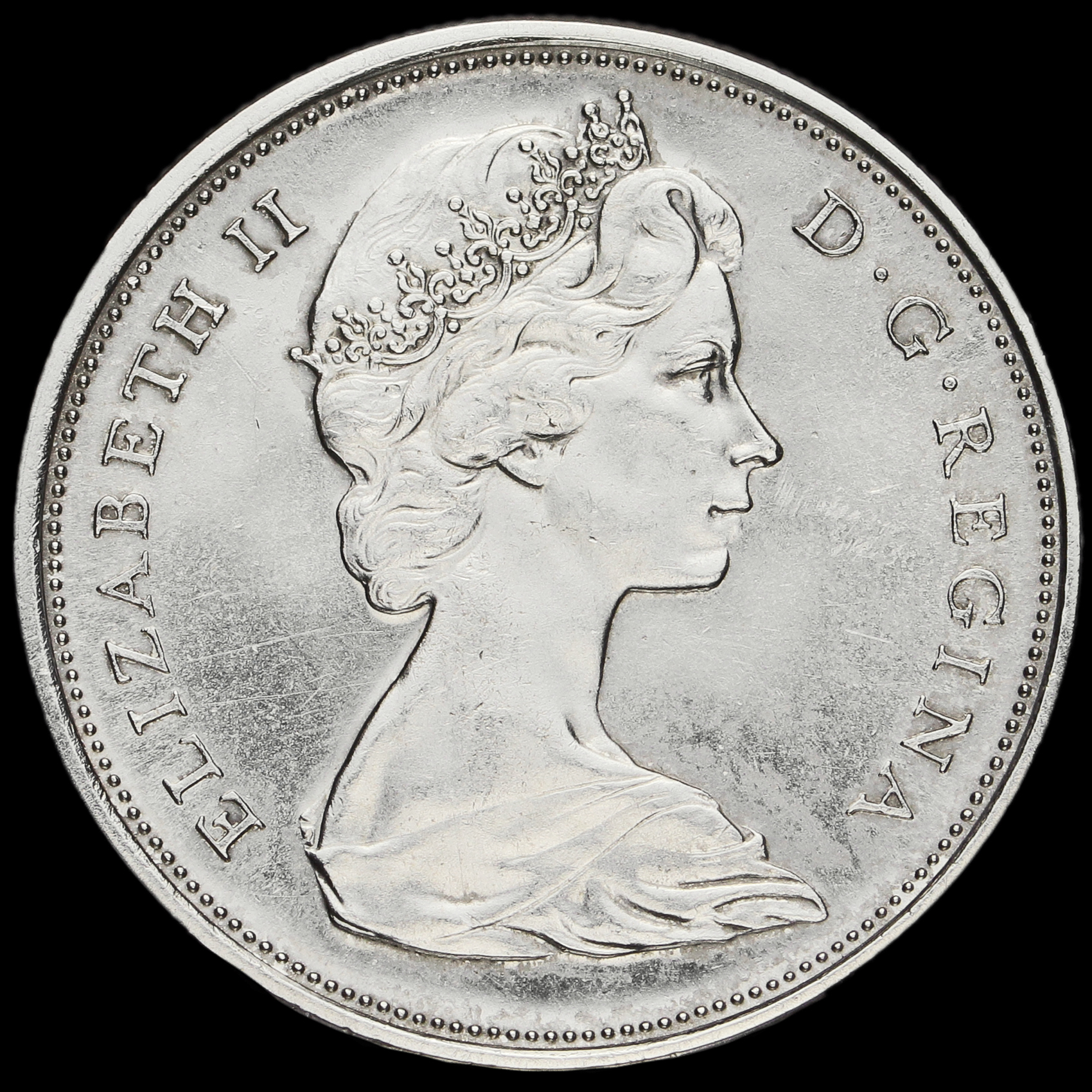 Canada 1965 Elizabeth II Silver 50 Cents