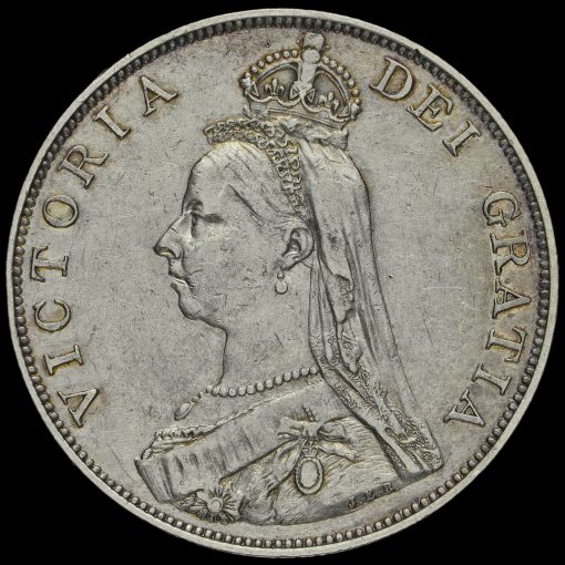 1889 Queen Victoria Double Florin, Inverted 1 for I, Extremely Rare, ESC R3