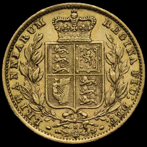 1881 Queen Victoria Young Head Gold Full Sovereign, Sydney Mint